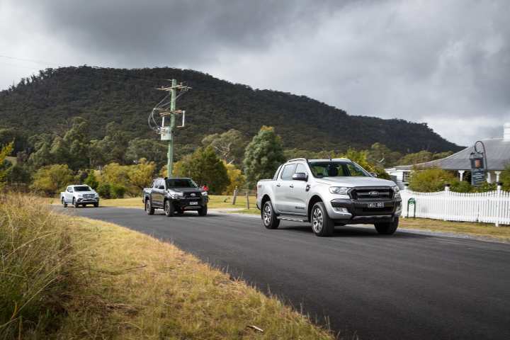 Ford Ranger vs Toyota HiLux vs Mercedes X-Class Ute Comparison Review ...