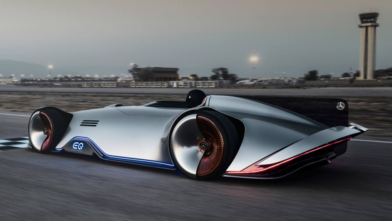 Mercedes Benz Vision EQ Silver Arrow points the way forward Car News CarsGuide