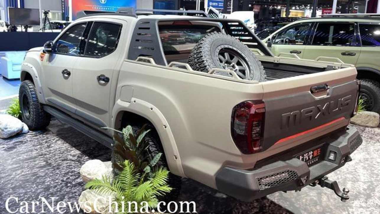China's Ford Ranger Raptor rival revealed: SAIC Maxus Bull Demon King ...