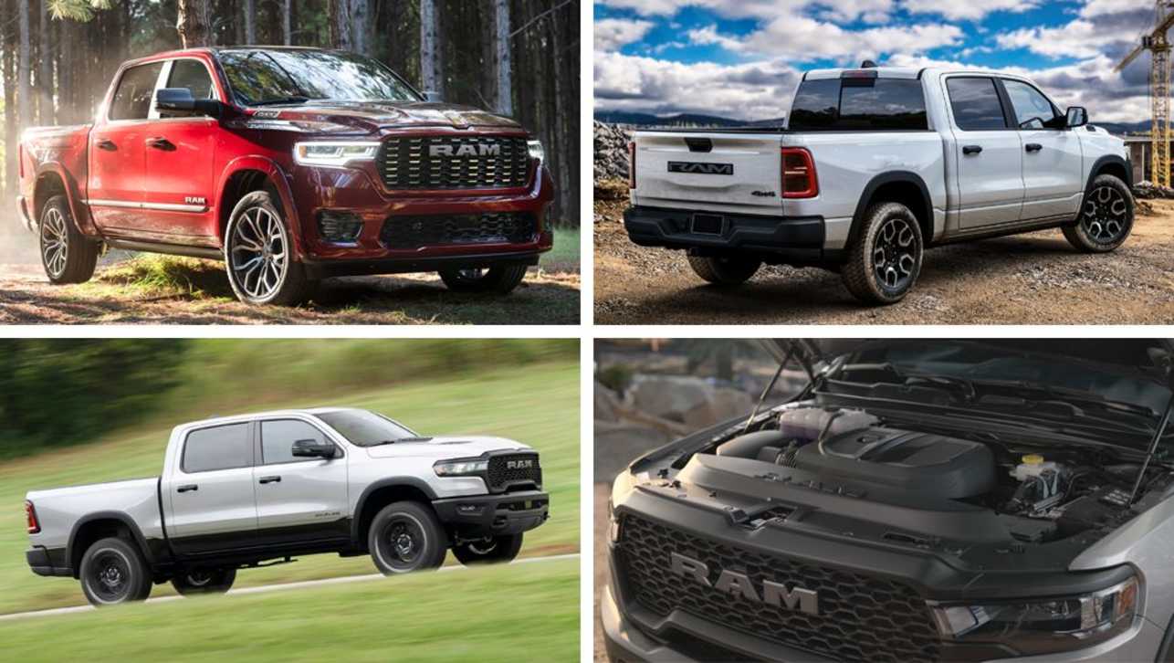 Hybrids in, V8s out: Updated 2025 Ram 1500 revealed with new range ...