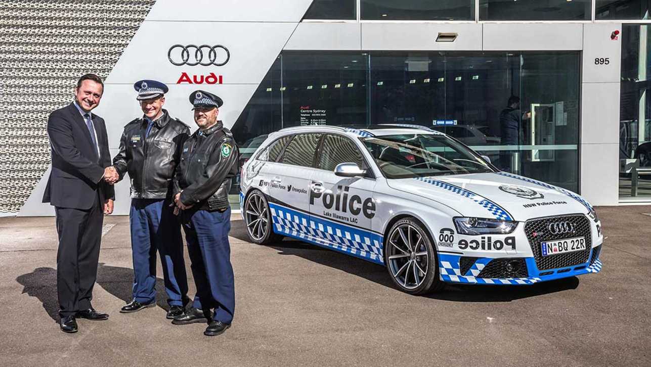 Audi RS4 police car hits Sydney - Car News | CarsGuide