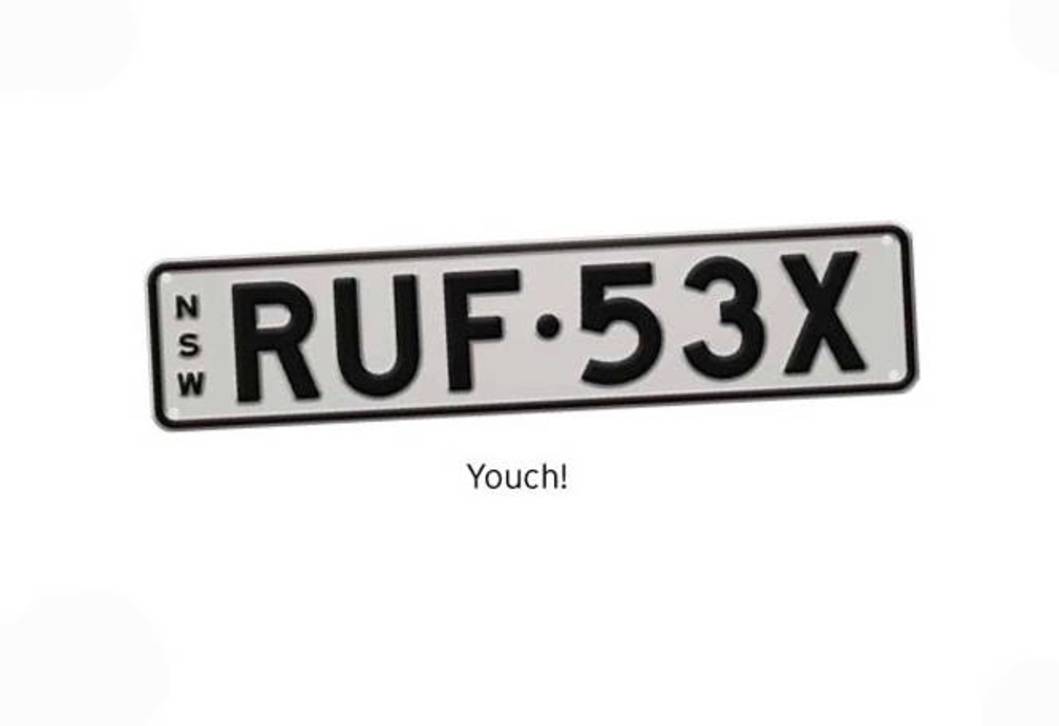 Naughty number plates - Car News | CarsGuide