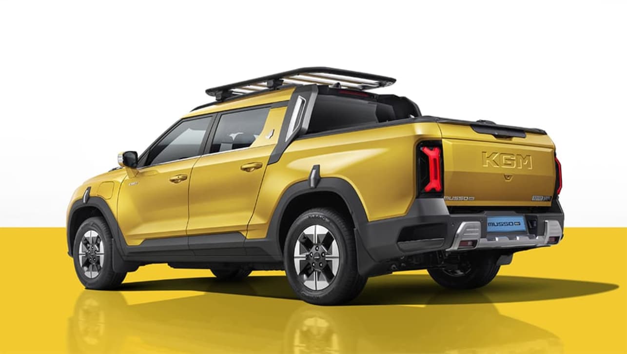 KGM SsangYong Musso EV detailed with prices as it launches in Korea: Could it be the car-based ...