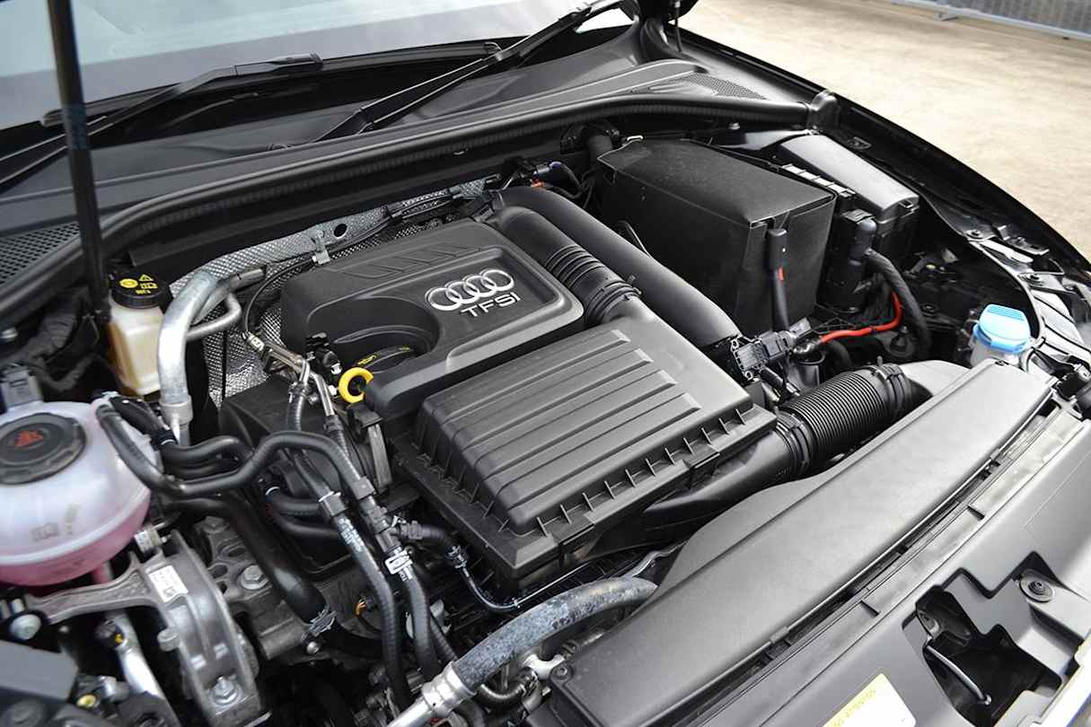 audi a3 engine bay