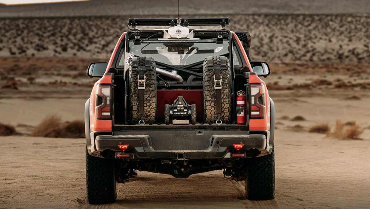 Ford Ranger Raptor ute going full-tilt at Baja 1000 with biofuel ...