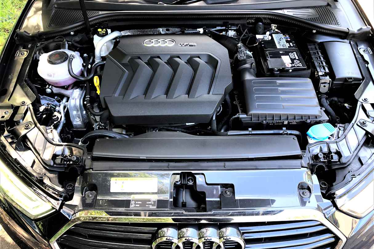 audi a3 engine bay