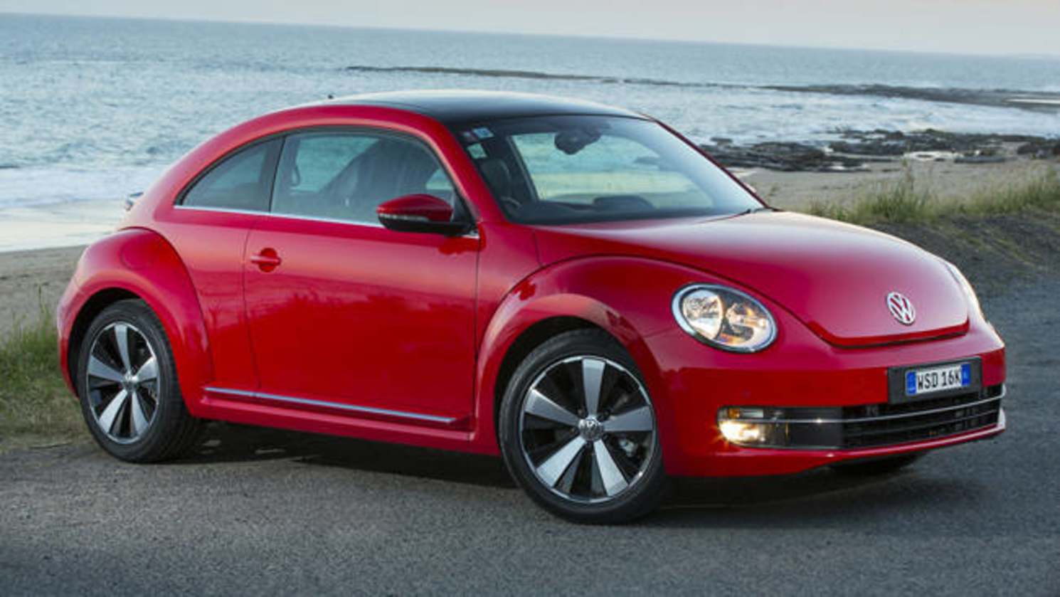 vw beetle red