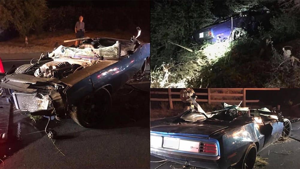 Kevin Hart injured in crash that destroyed his Hellcat-powered ...