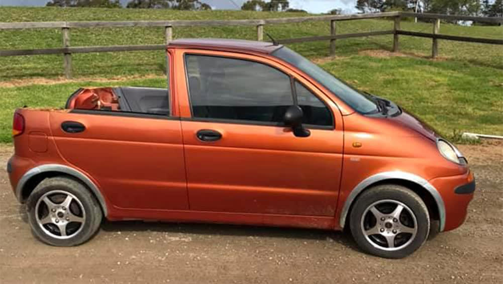 Homemade Daewoo Matiz ute is the ultimate hay hauler | CarsGuide ...