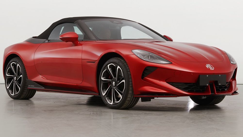 Taking the classic sports car electric! 2024 MG Cyberster electric car ...