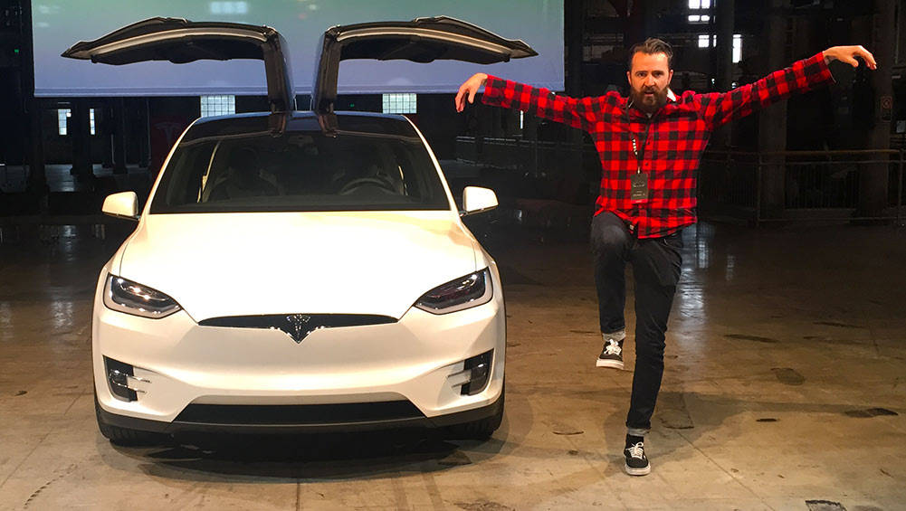 Tesla Model X SUV makes its Australian debut | video - Car News | CarsGuide