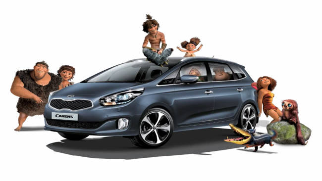 Kia Carens and the Croods trailer - Car News | CarsGuide