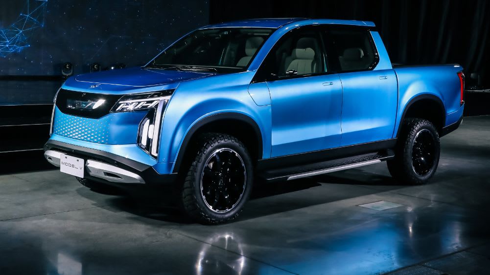 Would you buy an iUte? Apple iPhone maker unveils HiLux-sized electric ...