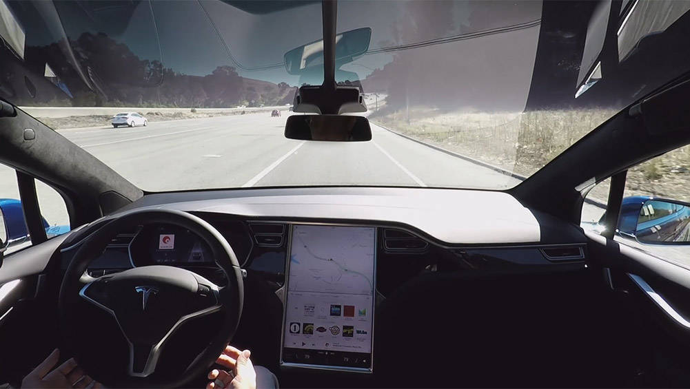 Tesla claims new self-driving cars are twice as good as humans | video ...