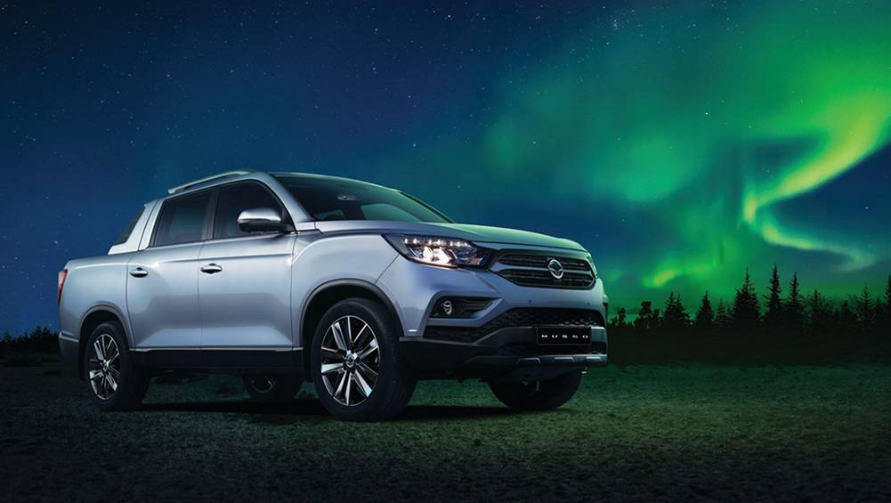 Newssong? Mu-mu? We're lost for words because the new Ssangyong Musso ...