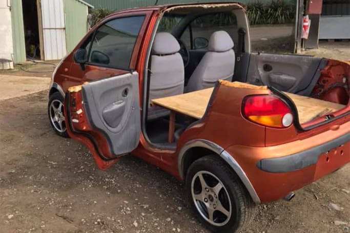 Homemade Daewoo Matiz ute is the ultimate hay hauler | CarsGuide ...