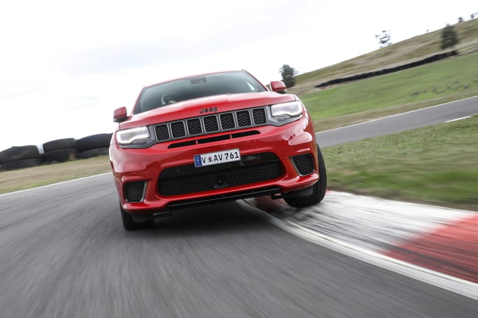 Jeep Grand Cherokee Trackhawk 2018 review | CarsGuide