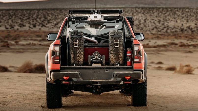 Ford Ranger Raptor ute going full-tilt at Baja 1000 with biofuel ...