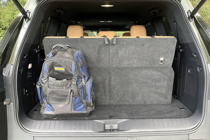 Lexus LX500D Boot Space, Size, Luggage Capacity & Cargo Volume | CarsGuide