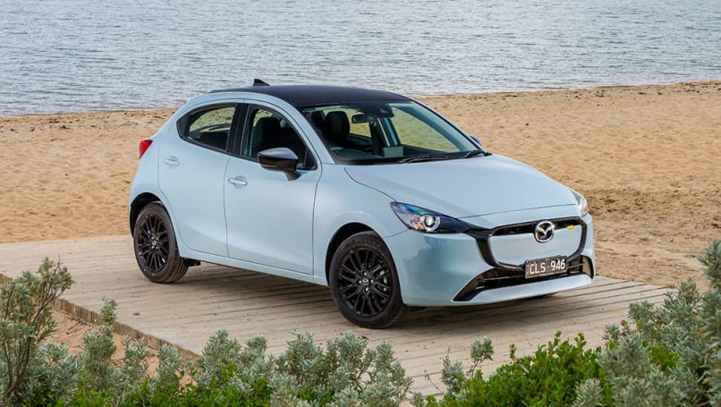 Back 2 basics! 2024 Mazda 2 hatch and sedan get more efficient engine ...