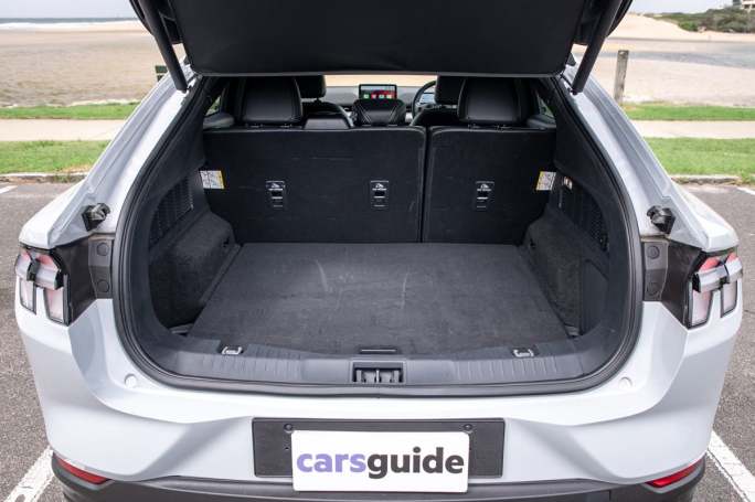 Ford Mustang Mach E Boot Space, Size, Luggage Capacity & Cargo Volume ...