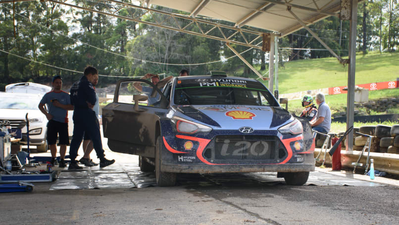 I rode in Hyundai's WRC car and it was surprisingly not terrifying ...