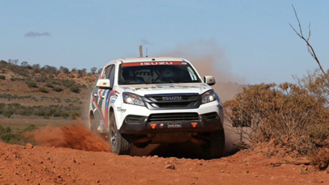 Garland triumphs in Isuzu MU-X - Car News | CarsGuide