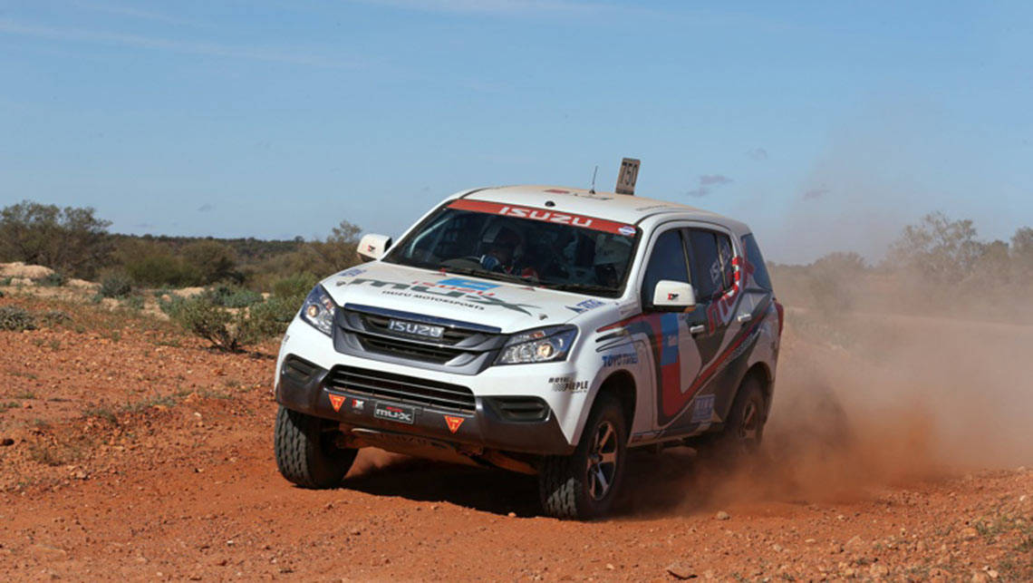 Garland triumphs in Isuzu MU-X - Car News | CarsGuide