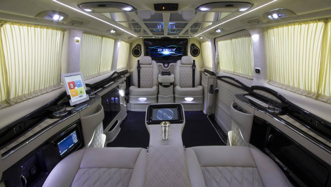 Klassen reveals stretched and pimped Mercedes-Benz Vito - Car News ...