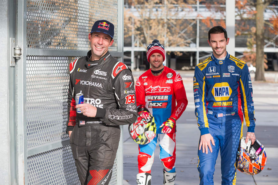 Racers use empty Indy as off-season playground | CarsGuide - OverSteer