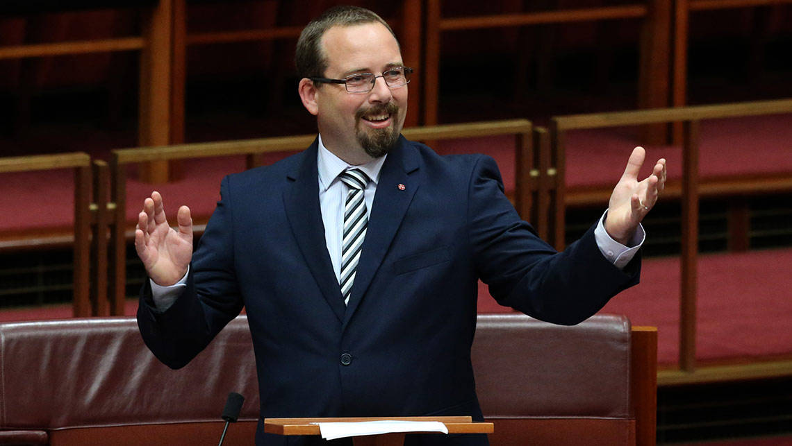 Ricky Muir makes inaugural Parliament speech - Car News | CarsGuide