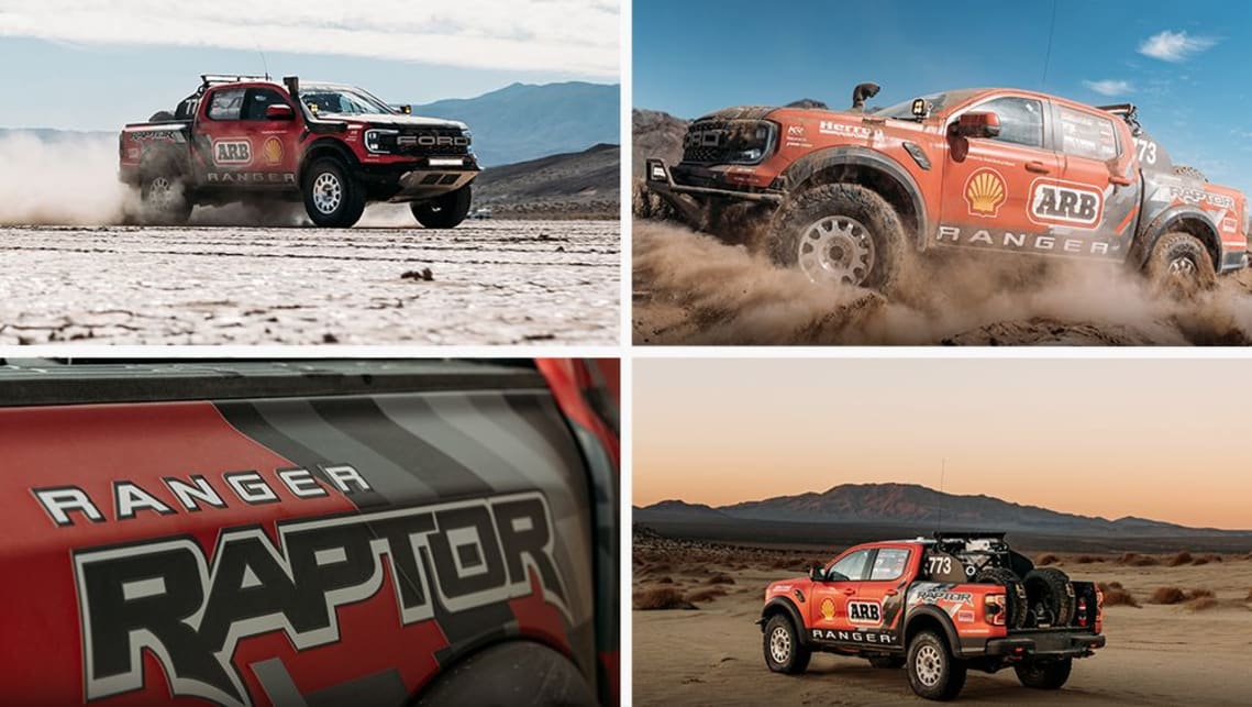 Ford Ranger Raptor ute going full-tilt at Baja 1000 with biofuel ...