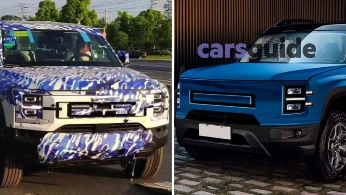 A new look! 2024 BYD electric and hybrid ute takes shape with more of its design revealed in spy ...