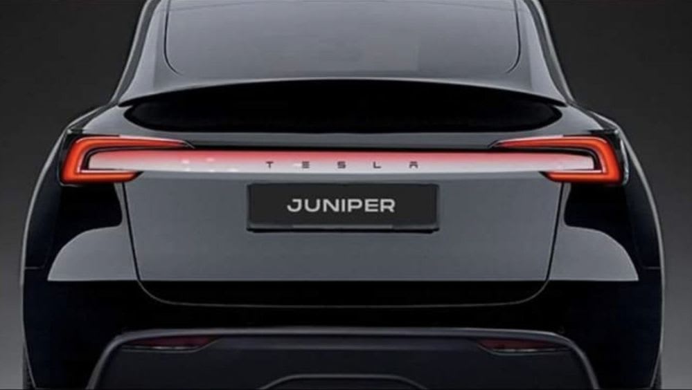 First pics! Tesla finally sees the light with new 2025 Model Y Juniper ...