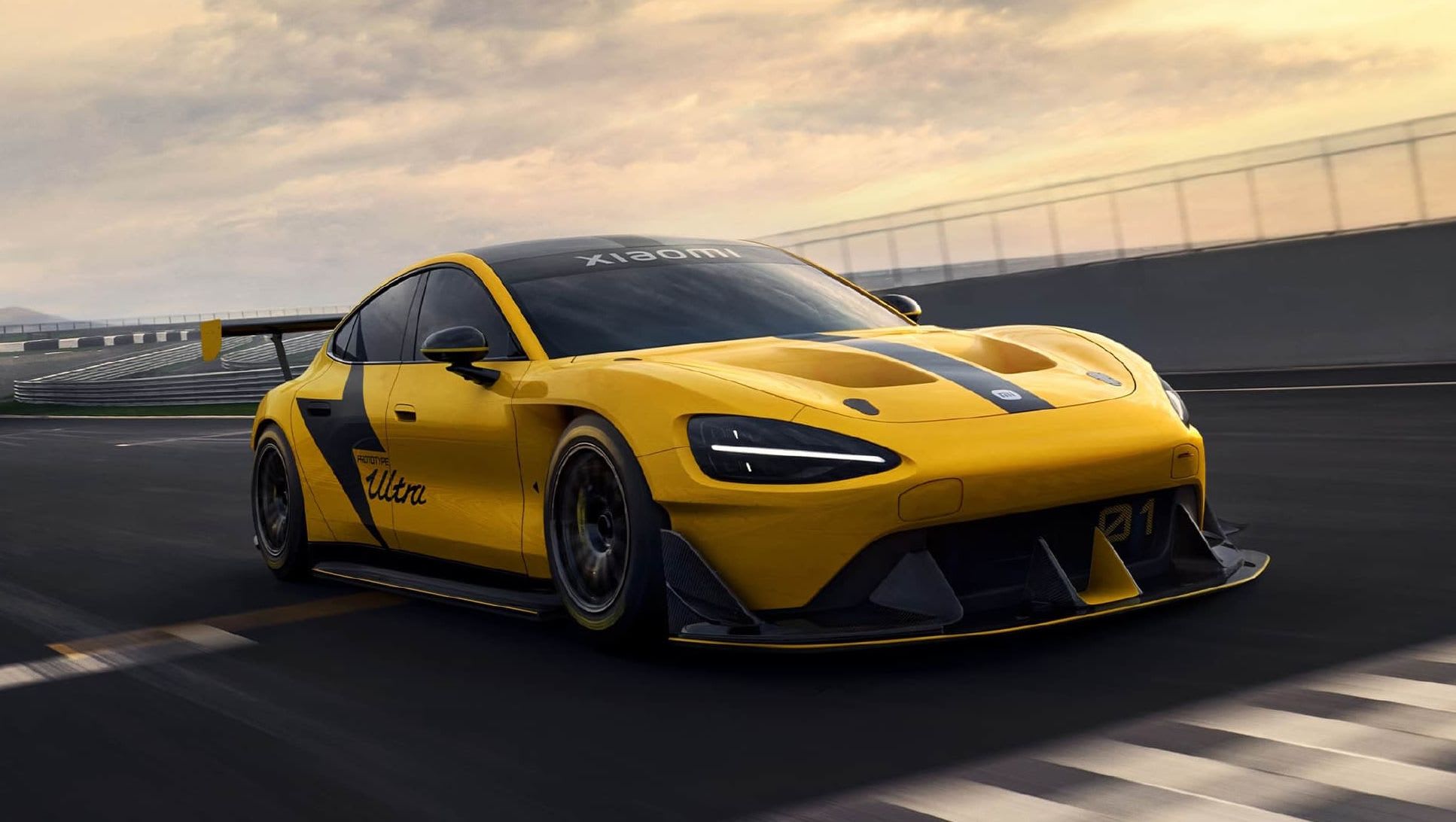 New 1510kW electric car platform launched by Chinese tech company Xiaomi as its SU7 Ultra sedan ...