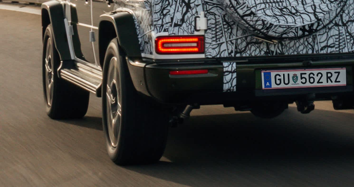 2026 Mercedes-AMG G-Class Cabriolet shown in on-road testing as it ...