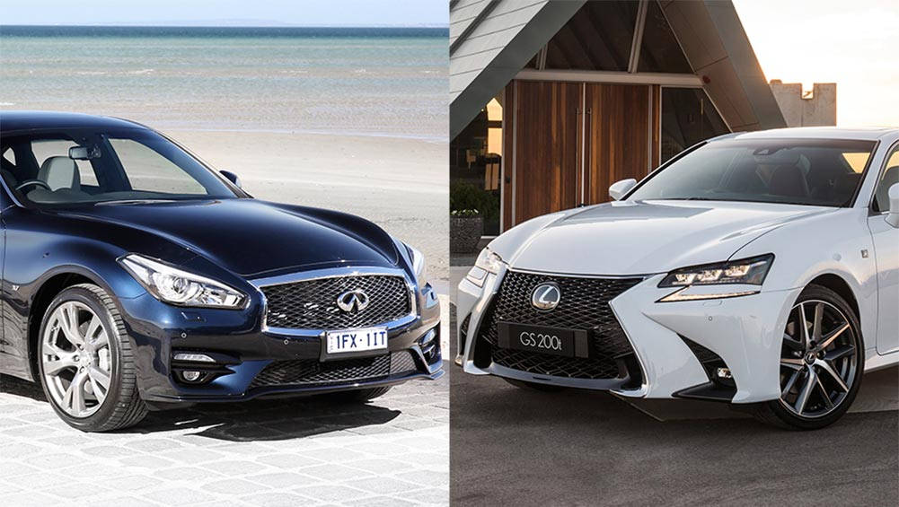 Infiniti Q70 vs Lexus GS200t - Review | CarsGuide