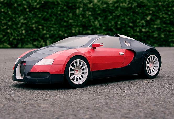 Make your own paper Bugatti Veyron - Car News | CarsGuide