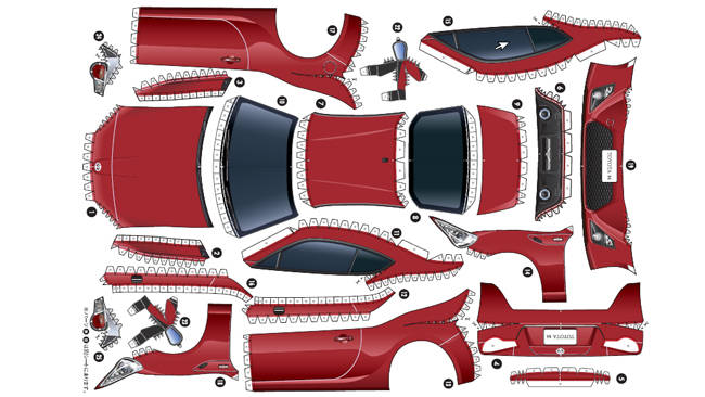 Build a Toyota 86 from paper - Car News | CarsGuide