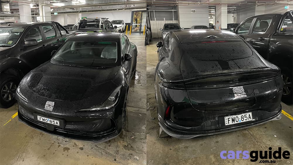 Game-changing 1000km driving range electric car spotted in Australia: MG's IM Motors L6 spied ...