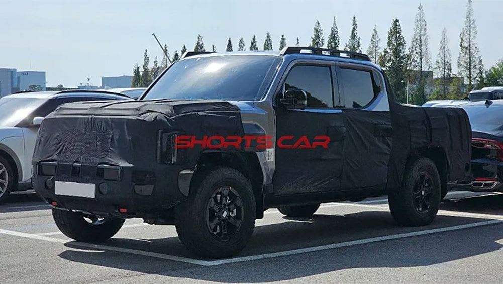 2025 Kia Tasman ute arrival inches closer: Latest spy pictures show ...
